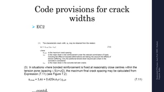 Comparison of Crack Width Provisions .pptx
