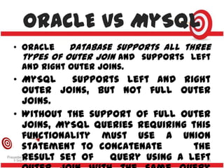 Comparison of dbms | PPTX