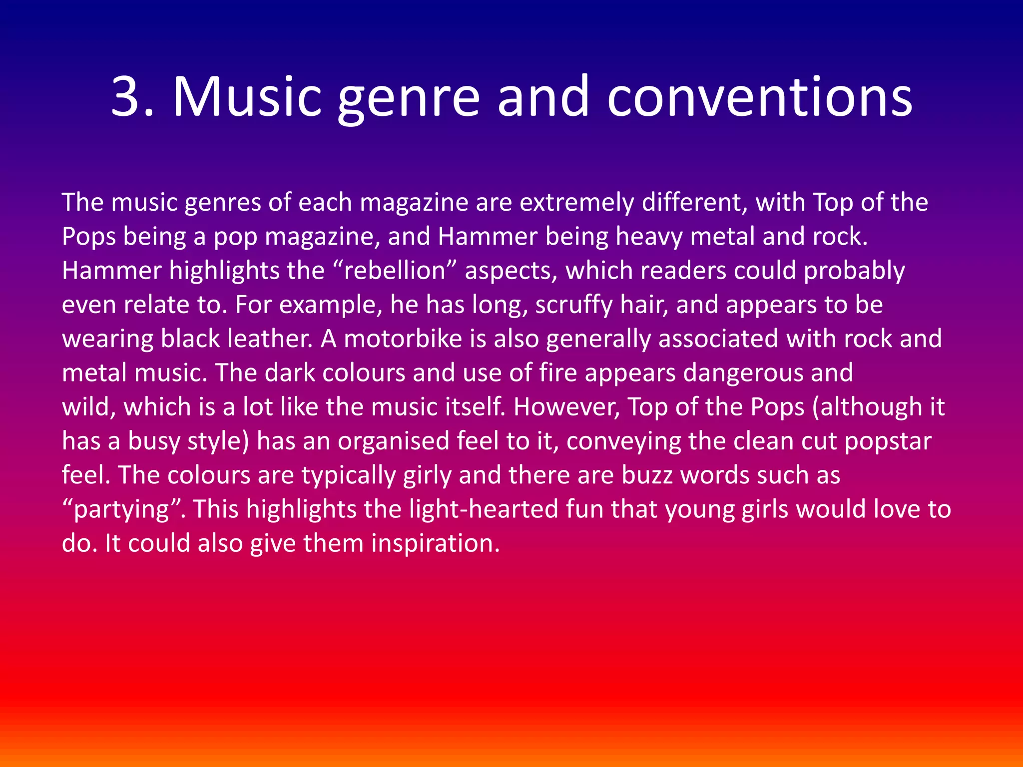 Comparison of different genres | PPTX