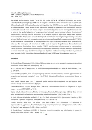 Comparison of different neural networks for iris recognition | PDF