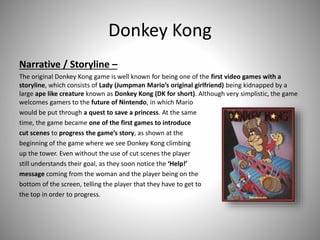 Comparison of Donkey Kong and Black Ops | PPTX