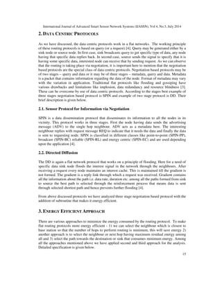 Comparison of energy efficient data transmission approaches for flat wireless sensor networks | PDF