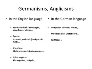 Comparison Of English And German2 | PPT
