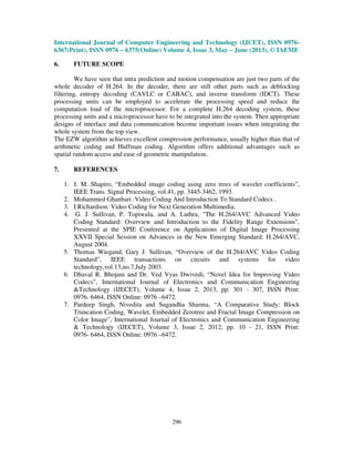 Comparison of ezw and h.264 2 | PDF