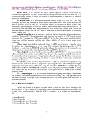 Comparison of facts devices for two area power system stability enhancement using matlab | PDF