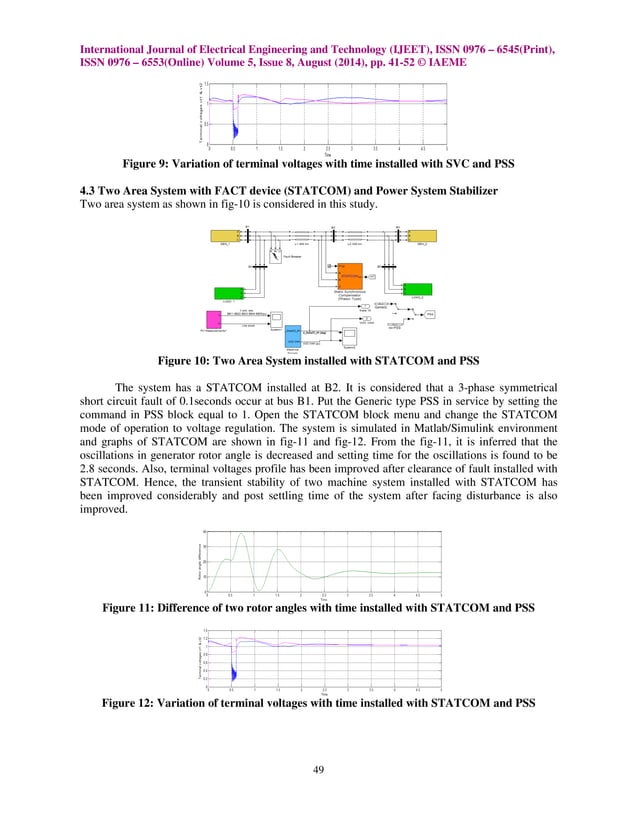Comparison of facts devices for two area power system stability ...