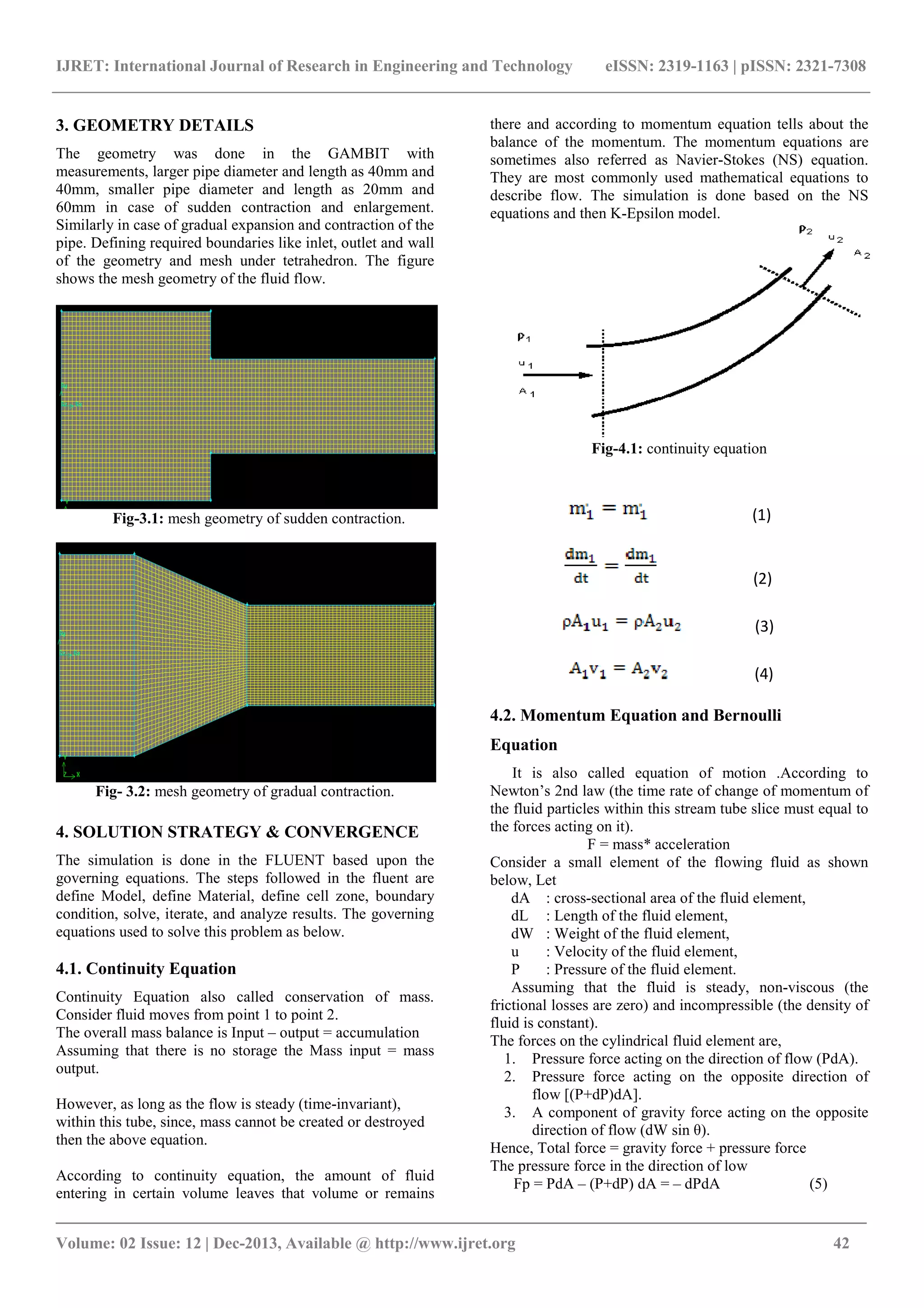Comparison of flow analysis of a sudden and gradual change | PDF