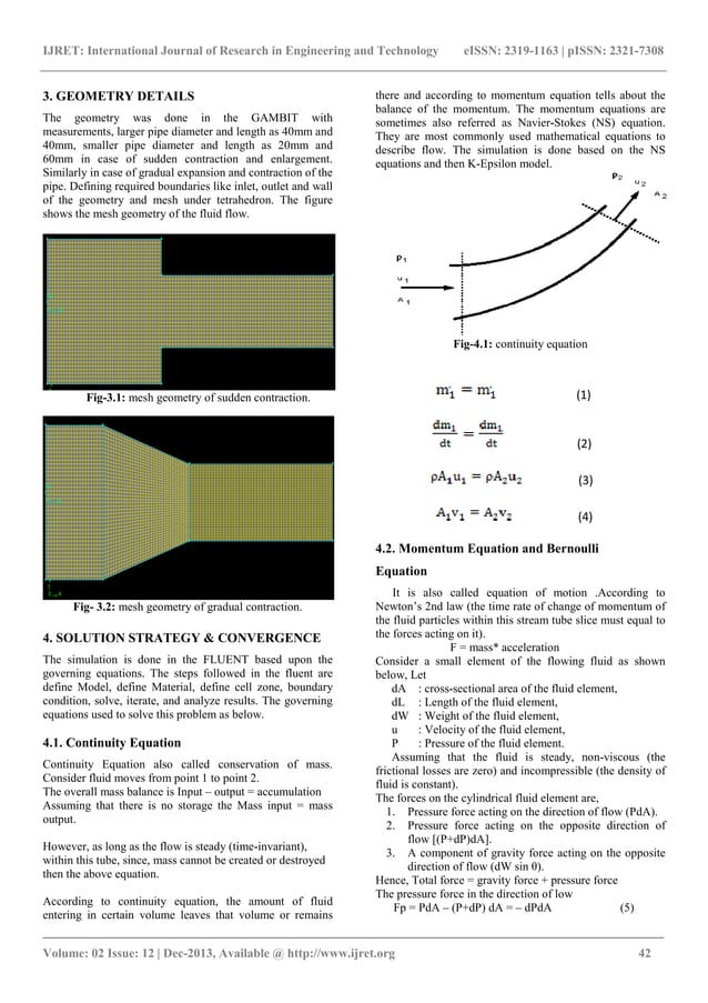 Comparison of flow analysis of a sudden and gradual change | PDF