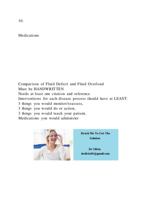 Comparison of Fluid Deficit and Fluid OverloadFluid DeficitF | PDF