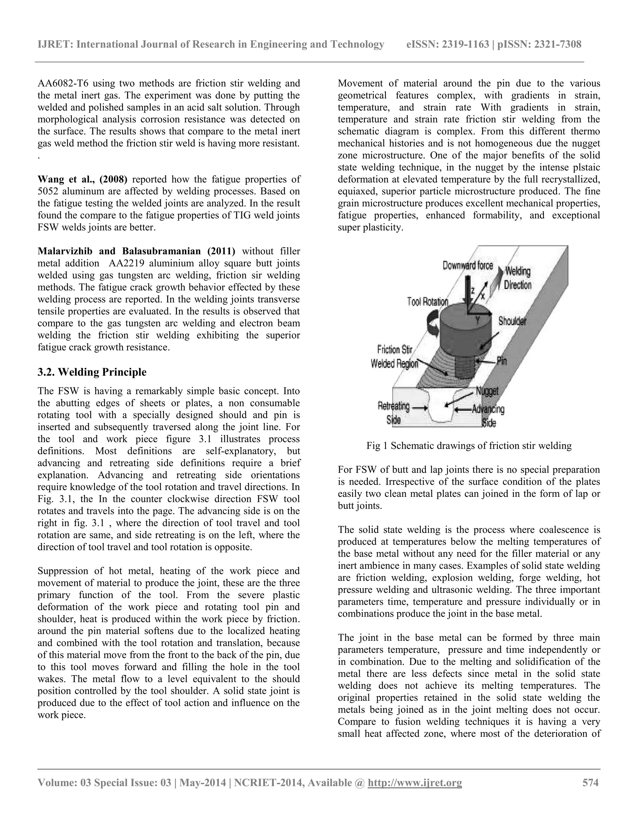 Comparison of friction stirs welding technique with conventional ...