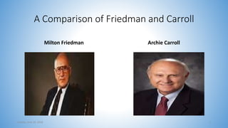 A Comparison of Friedman and Carroll | PPTX