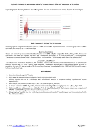 Comparison of fx lms and n fxlms algorithms in matlab using active vibration control | PDF