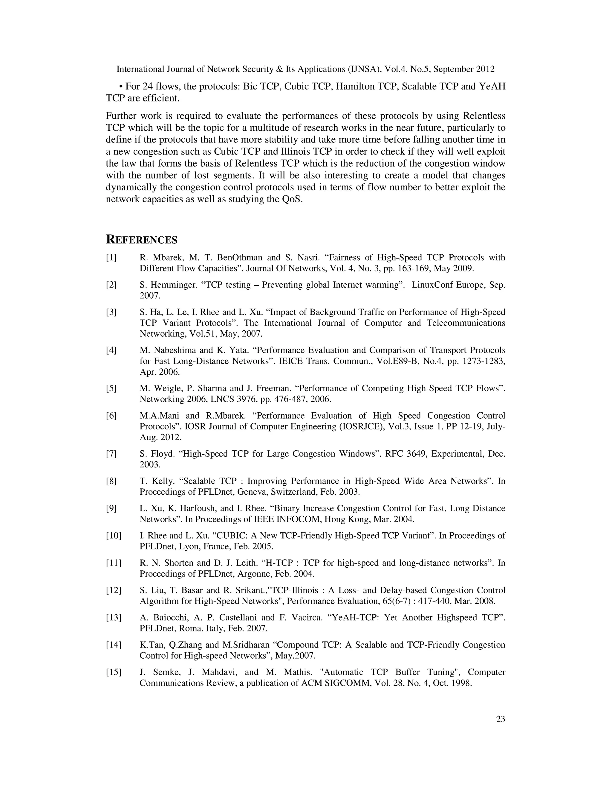 Comparison Of High Speed Congestion Control Protocols Pdf