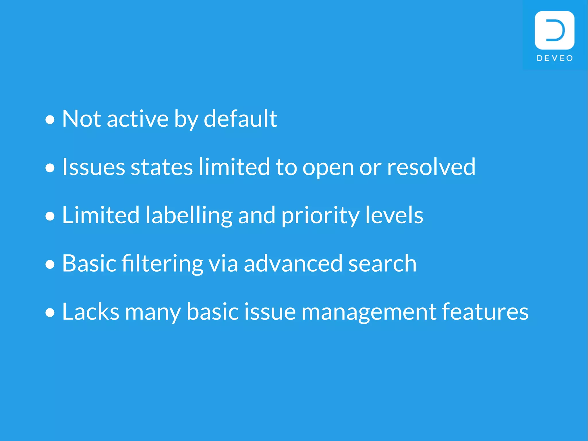 Comparison of issue tracking in major SCM tools | PPT