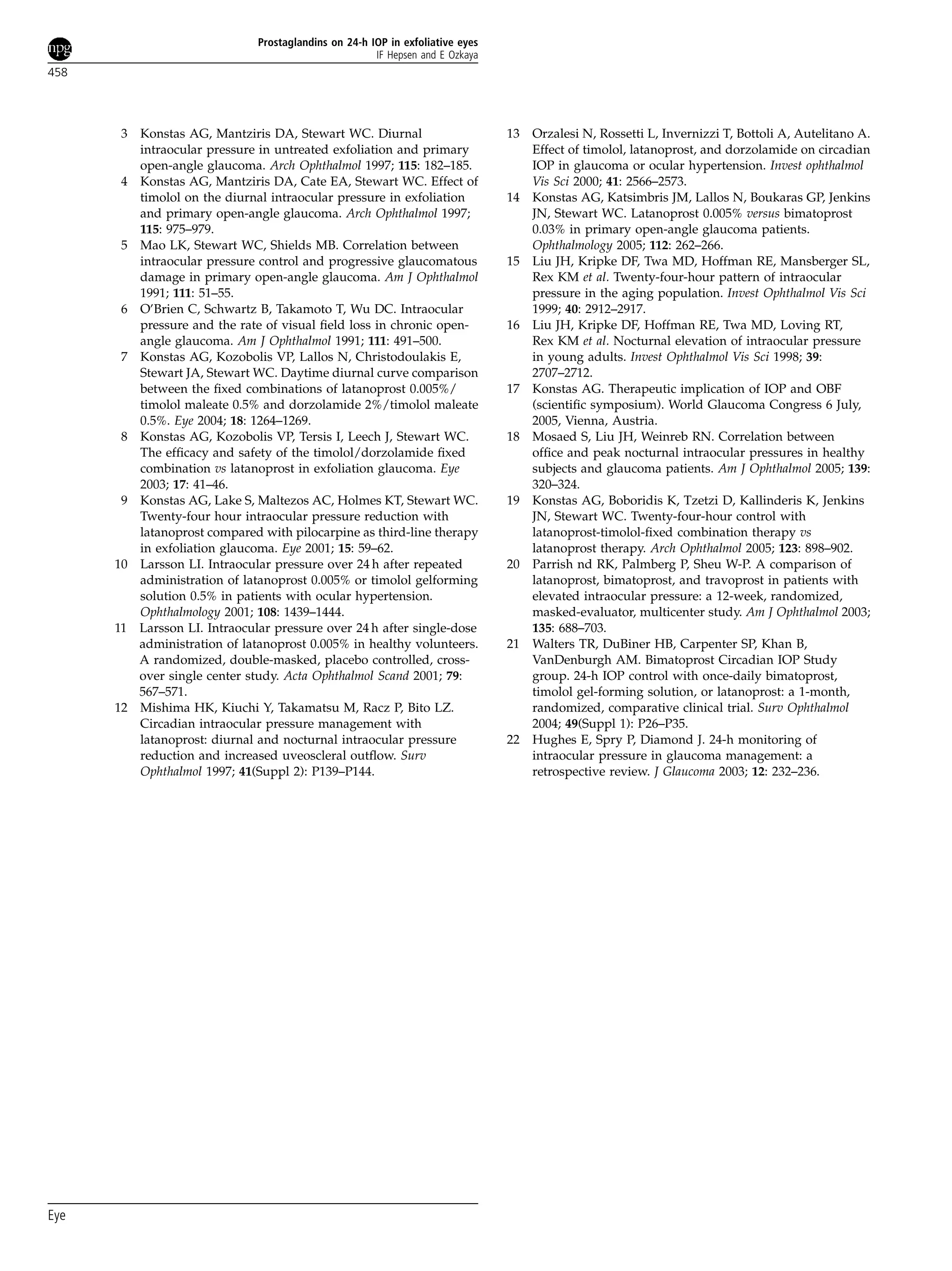 Comparison of latanoprost, bimatoprost and travoprost | PDF