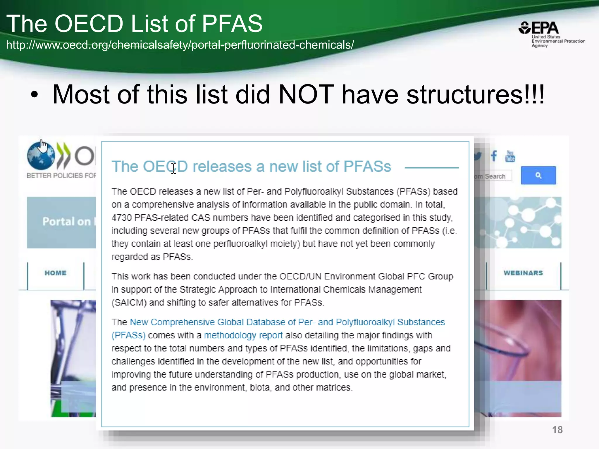 Comparison of lists of per- and polyfluoroalkyl substances (PFAS) based ...