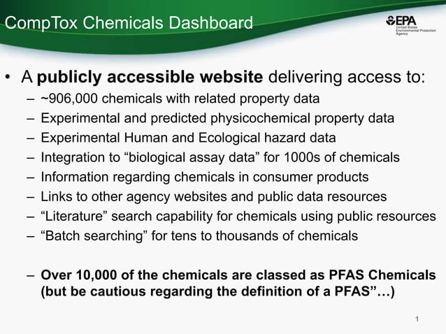 Comparison of lists of per- and polyfluoroalkyl substances (PFAS) based ...