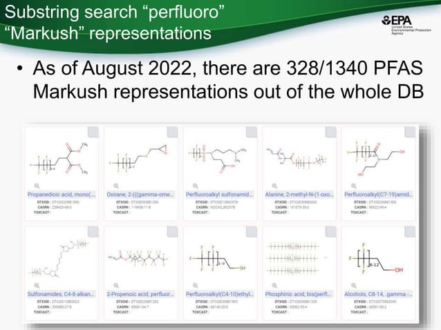 Comparison of lists of per- and polyfluoroalkyl substances (PFAS) based ...