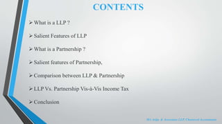 Comparison of llp with partnership | PPSX