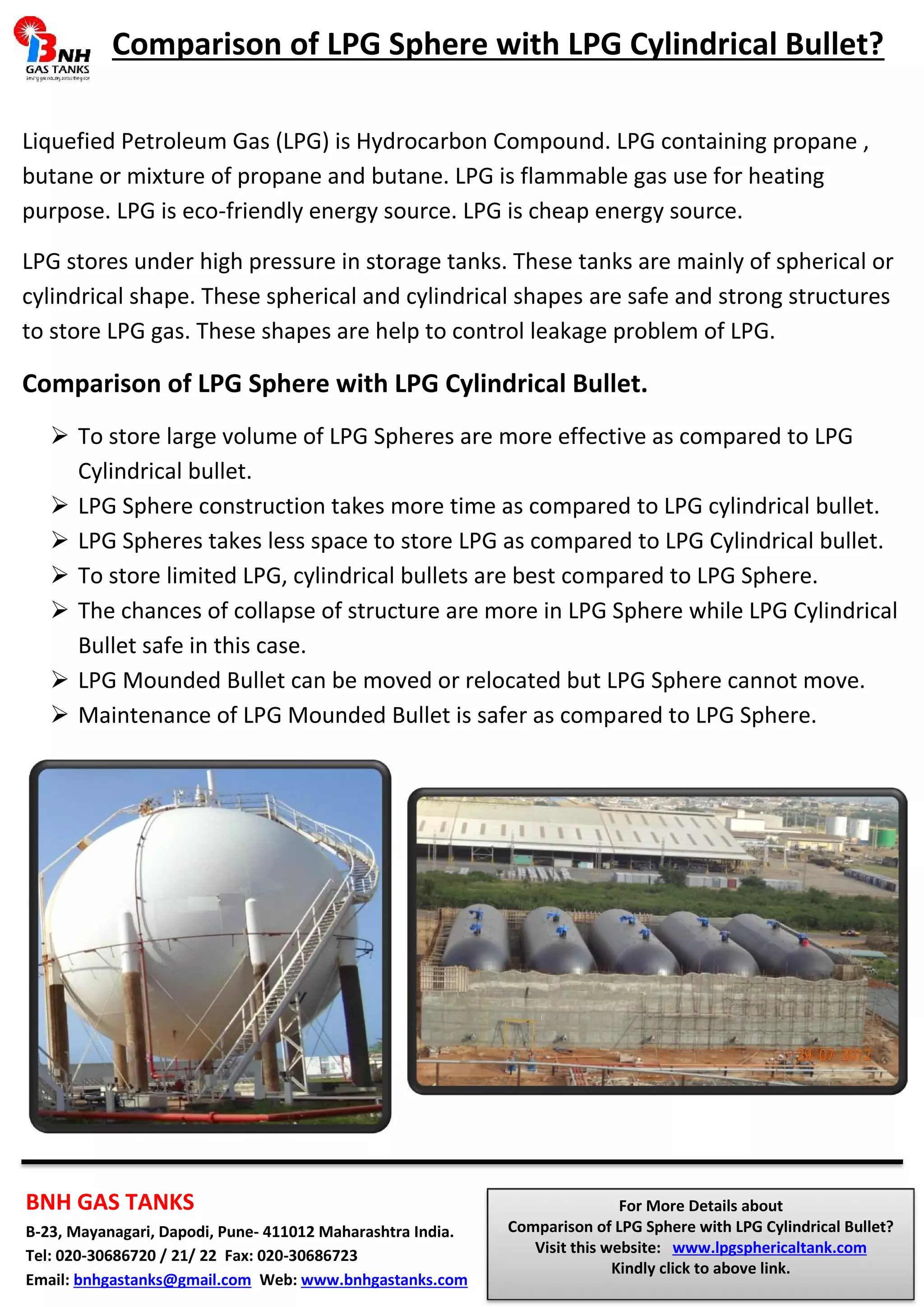 Comparison of lpg sphere with lpg cylindrical bullet | PDF