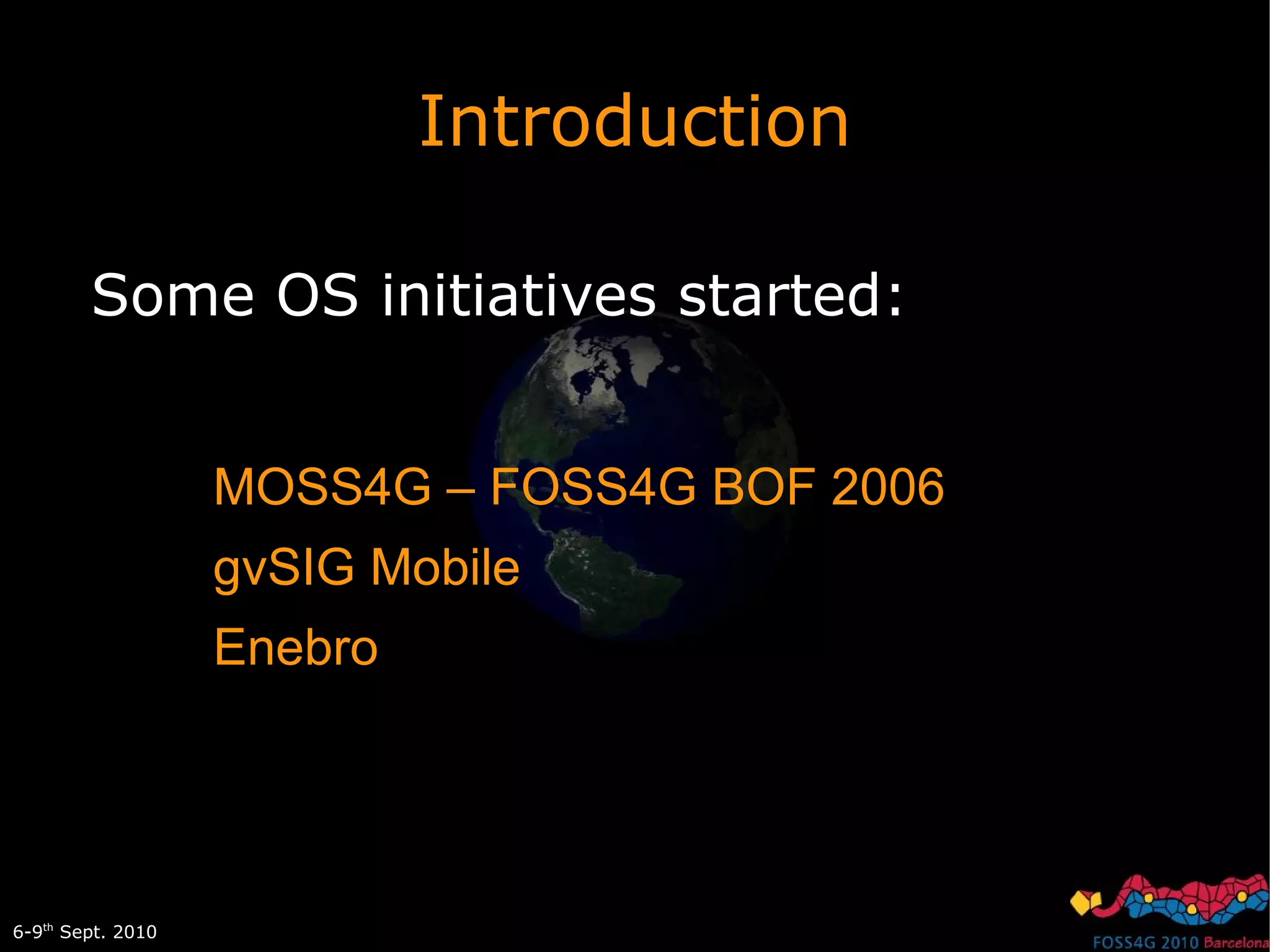 Comparison of Mobile GIS applications | ODP | Computer Software and Applications | Computing
