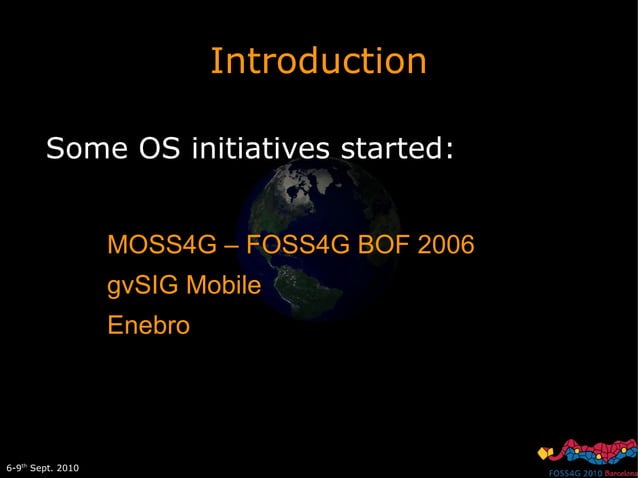 Comparison of Mobile GIS applications | ODP | Computer Software and Applications | Computing