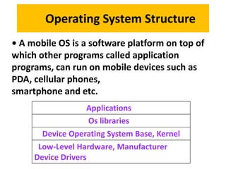 Comparison of mobile operating systems | PPTX