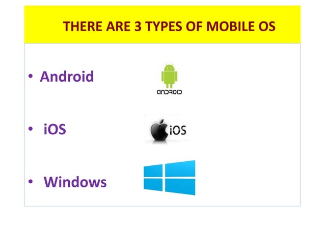Comparison of mobile operating systems | PPT