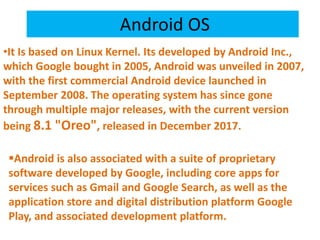 Comparison of mobile operating systems | PPTX