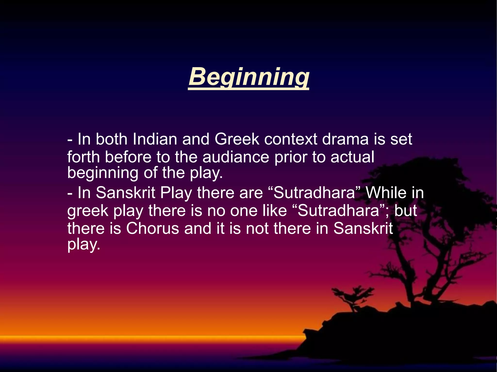 Comparison of natyashastra and western poetics | PPTX