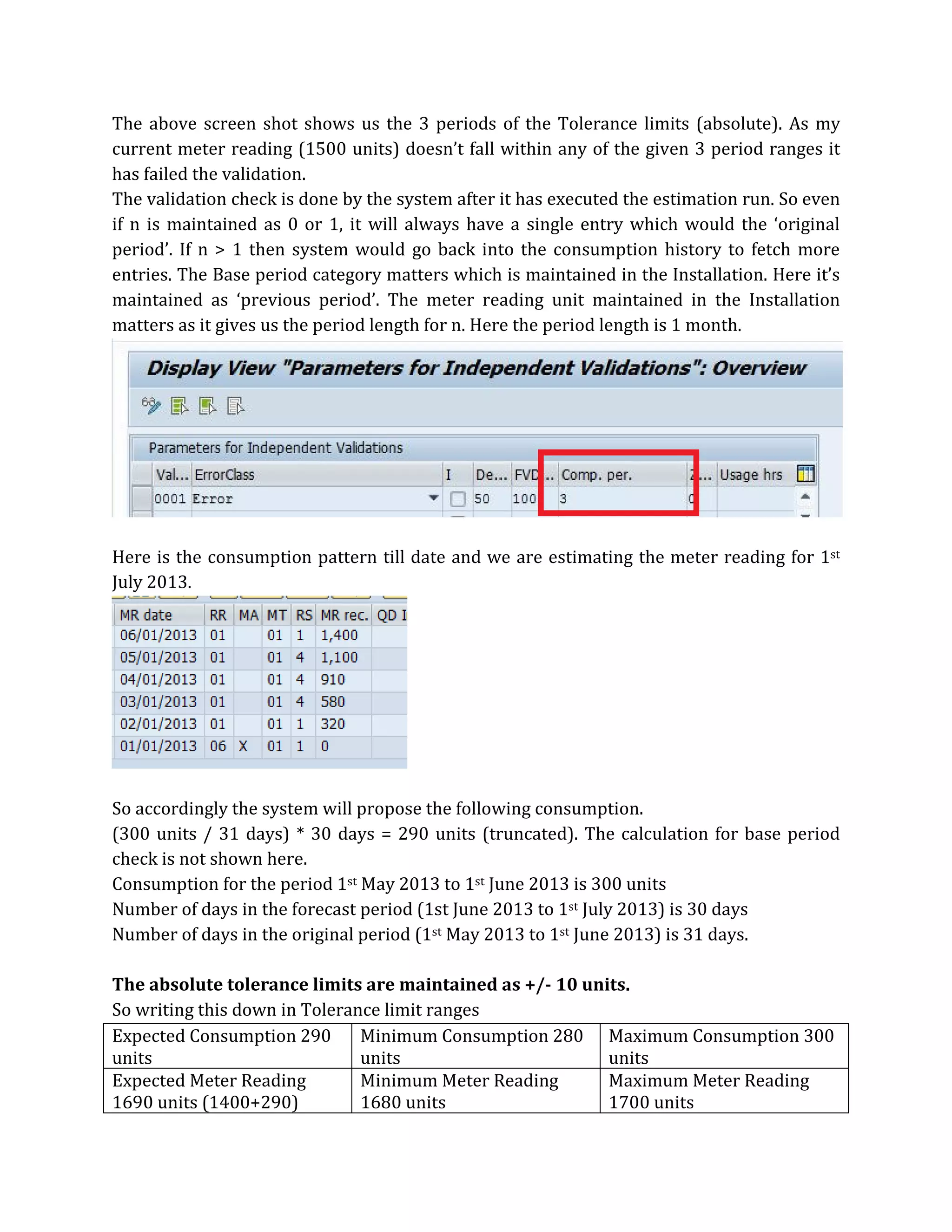 SAP ISU Validation Class : Comparison of n periods | PDF