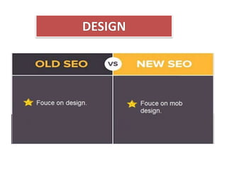 Comparison Of Old And New Techniques Of SEO | PPTX