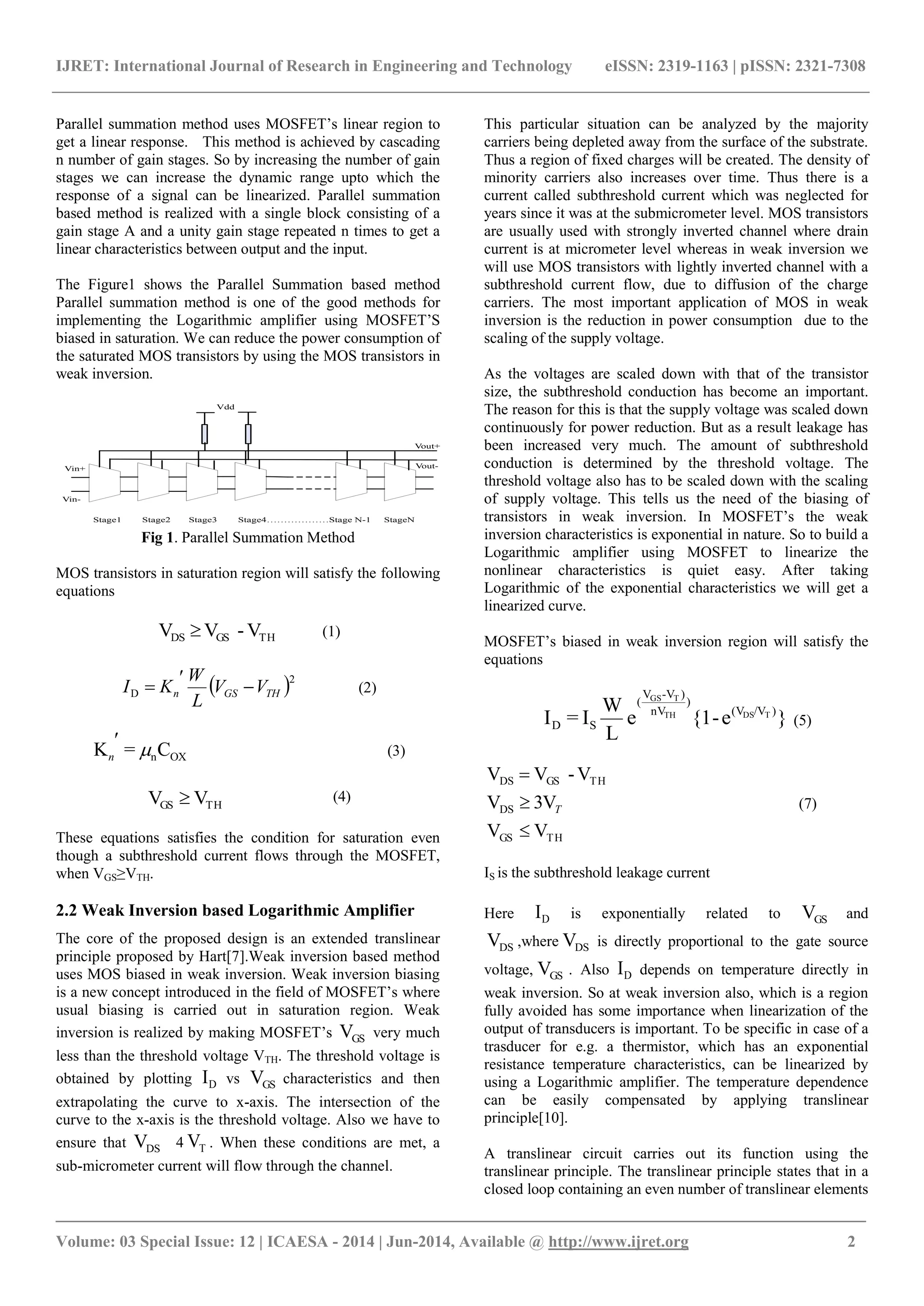 Comparison of parallel summation and weak | PDF