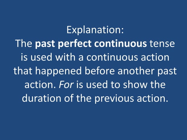 Comparison of past tenses on page 125 | PPT