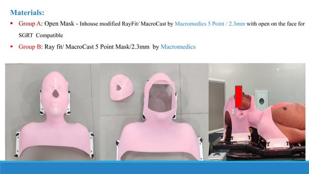 Comparison of patients treated with conventional head and neck mask ...