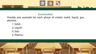 Comparison of phases of matter. Solid, Liquid, and Gas | PPTX