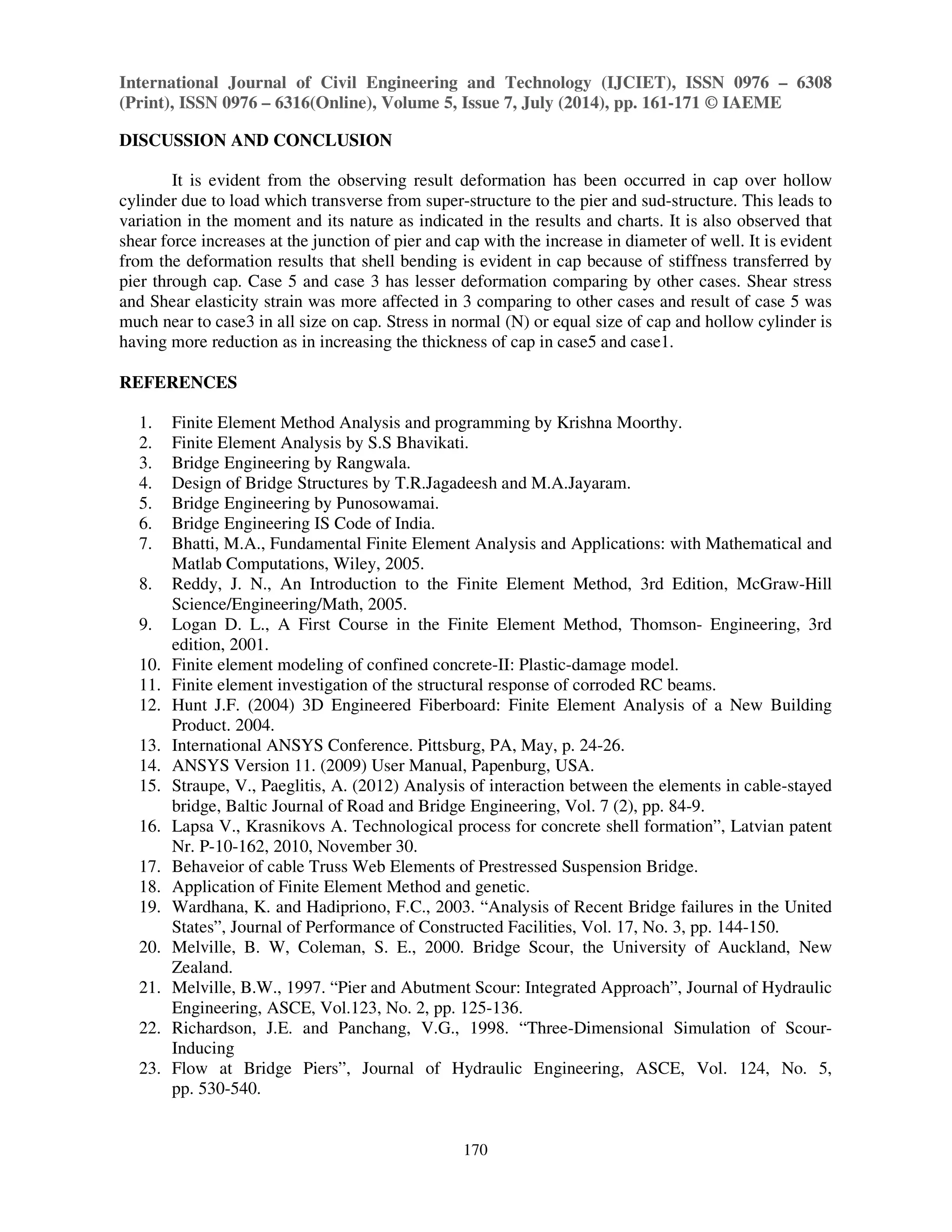 Comparison Of Pier Cap Analysis And Rehabilitation Using Aashto And Lrfd Specification Pdf