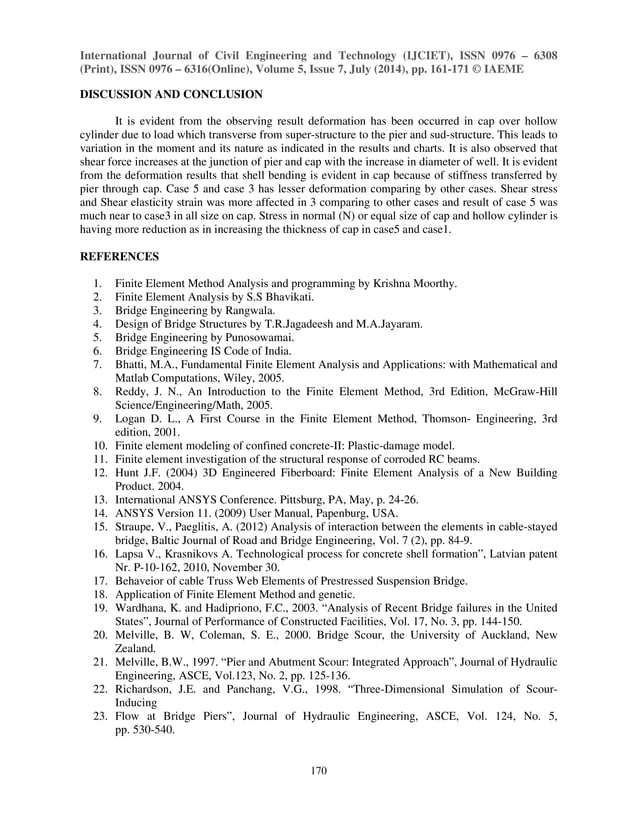 Comparison of pier cap analysis and rehabilitation using aashto and ...