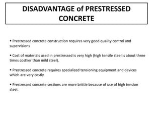 Comparison of reinforced concrete and prestressed concrete | PPTX
