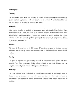 Comparison of SSADM and XP using NIMSAD framework | PDF