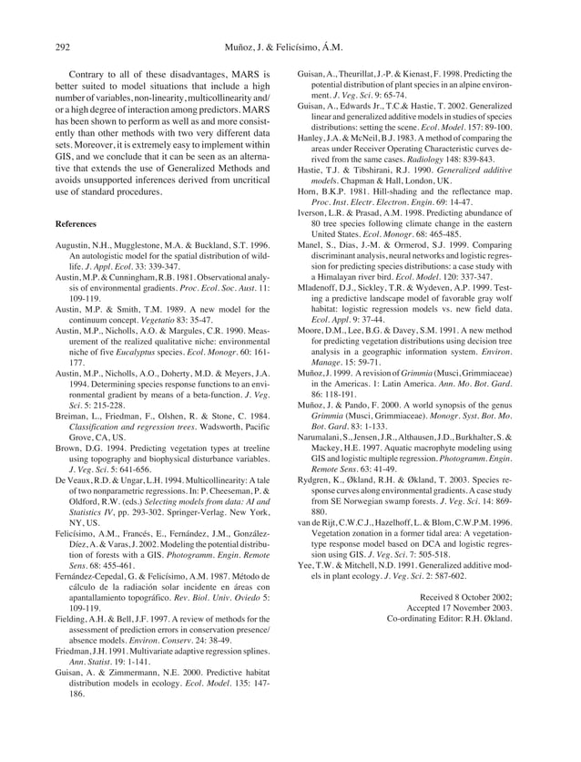 Comparison of statistical methods commonly used in predictive modeling ... Comparison of statistical methods commonly used in predictive modeling ...