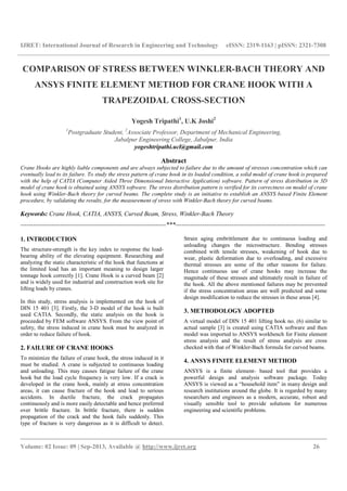 Comparison of stress between winkler bach theory and | PDF