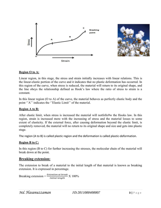 Comparison of tensile properties of textile fibre | PDF | Physics | Science
