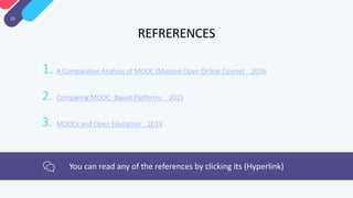 Comparison of the most popular open learning platforms | PPTX