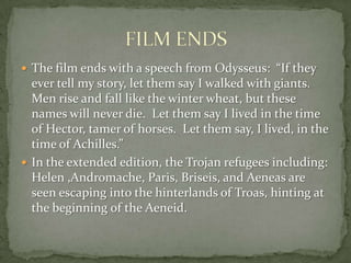 Comparison of The Odyssey and Troy | PPTX