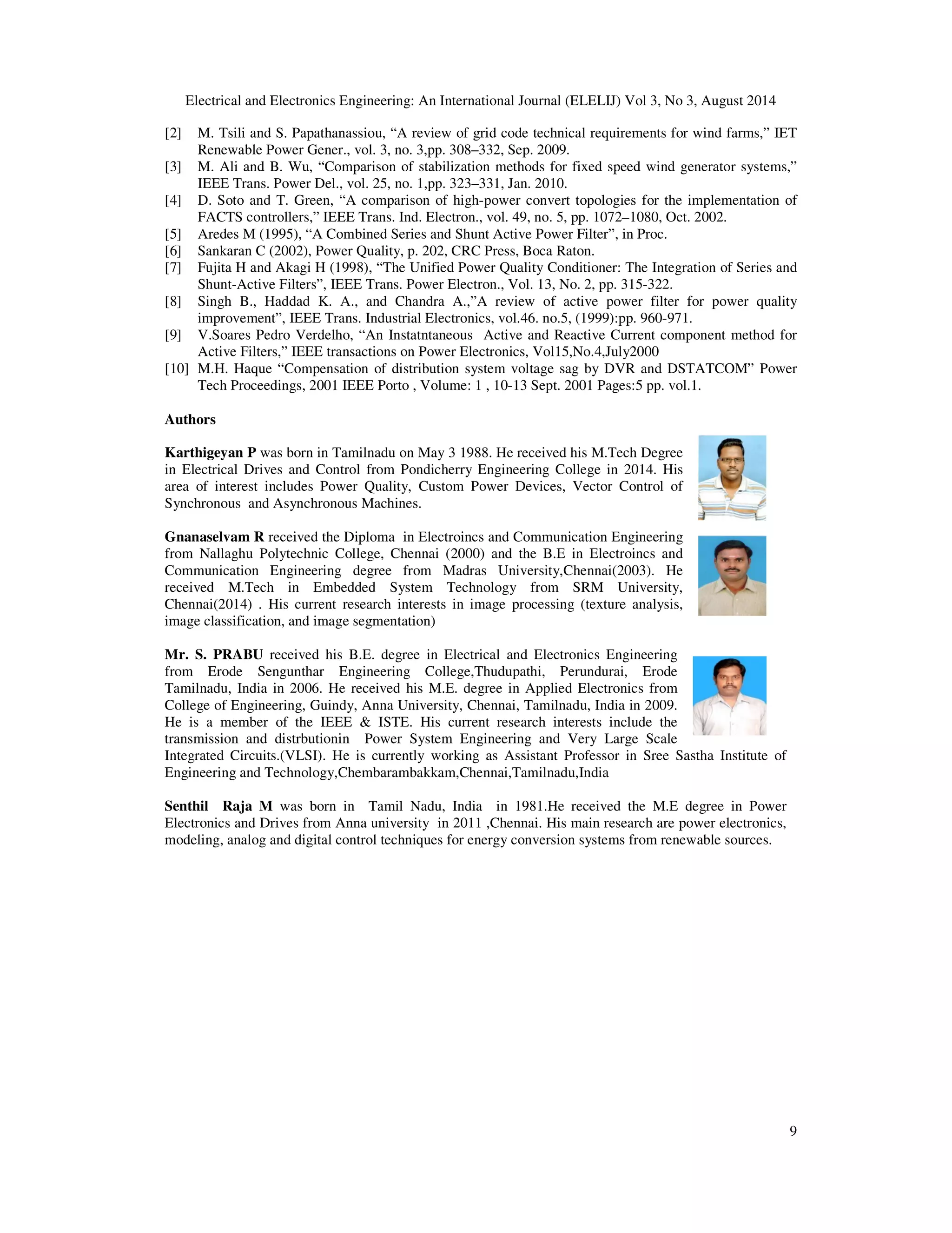 Comparison of upqc and dvr in wind turbine fed fsig under asymmetric ...