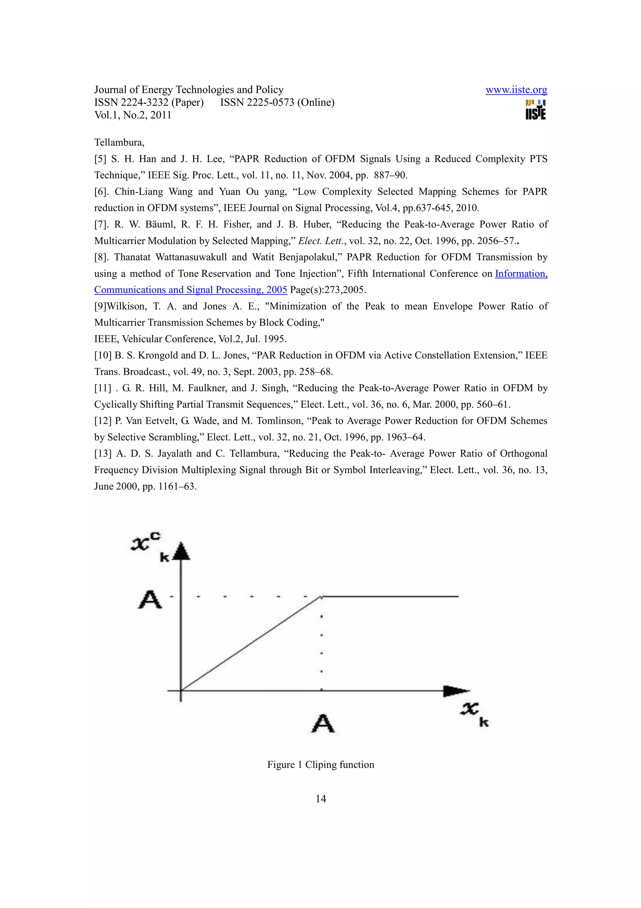 Comparison of various peak to average power reduction techniques | PDF | Digital Audio ...
