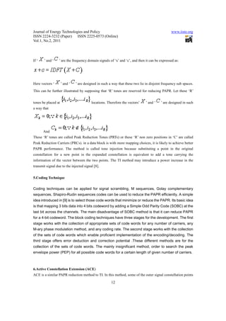 Comparison of various peak to average power reduction techniques | PDF | Digital Audio ...