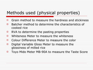 Comparison of vietnamese and japanese rice | PPT