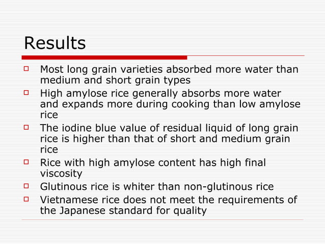 Comparison of vietnamese and japanese rice | PPT